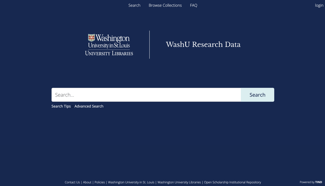 TIND RDM - Research Data Management